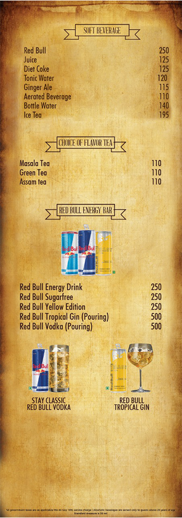 SUMMER SPECIAL COCKTAIL MENU