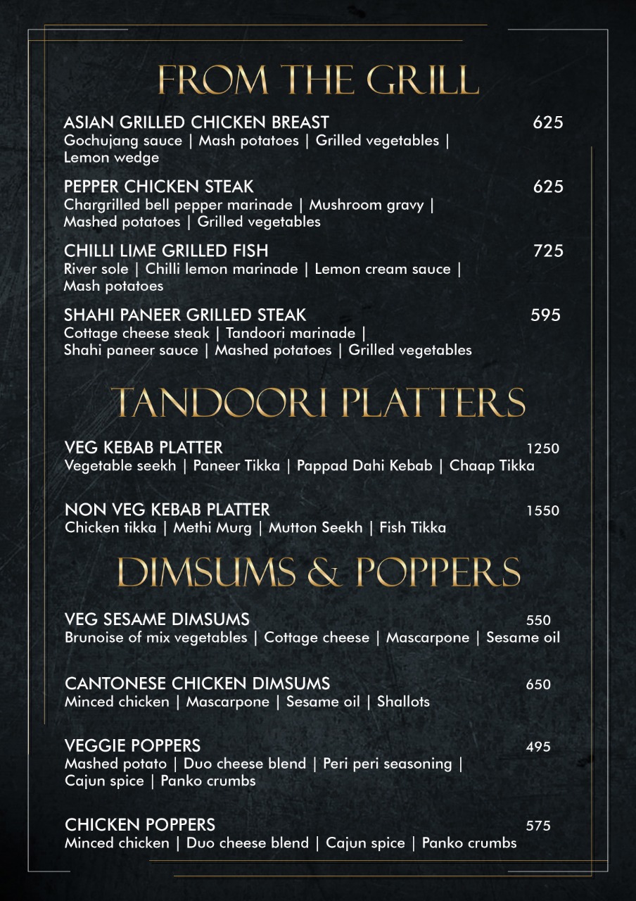 BAR MENU