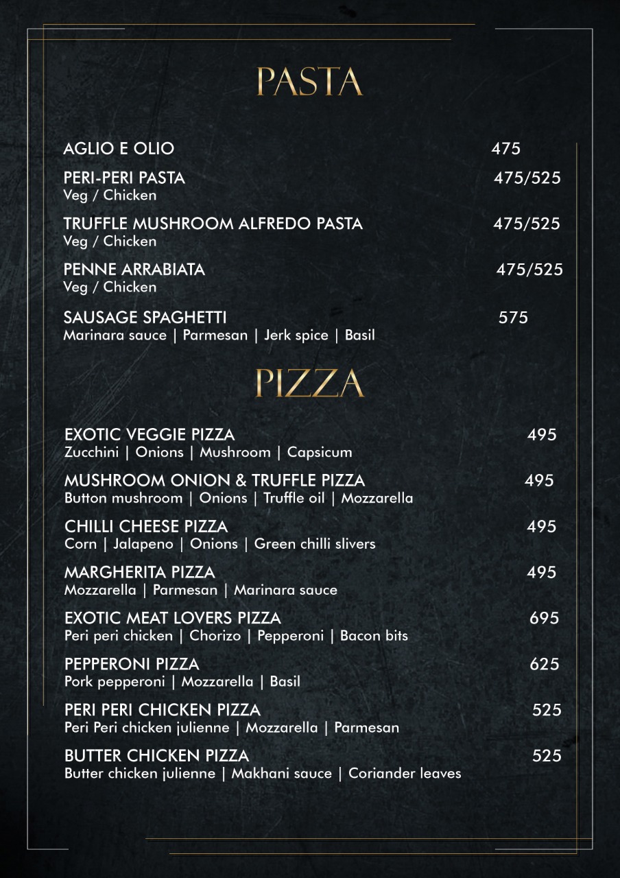 BAR MENU